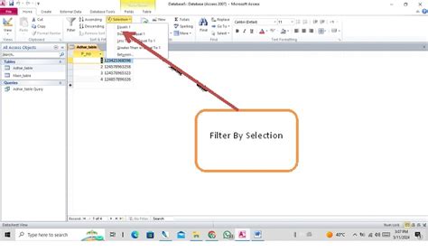 queries and filters in ms access netwaves institute