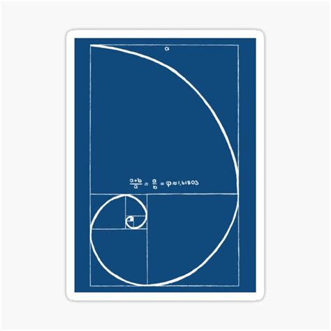Fibonacci Sticker By Emfield Redbubble