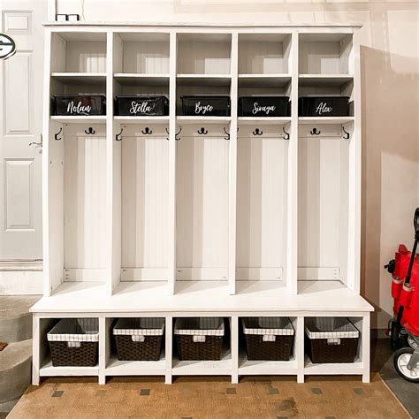 Plans Garage Cubbies