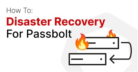Disaster Recovery For Passbolt