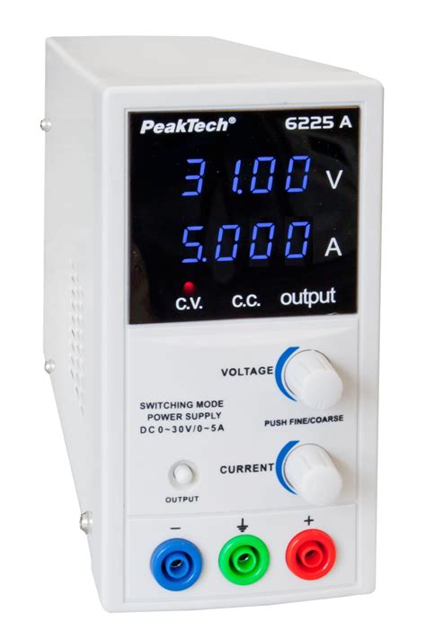 Peaktech® P 6225 A Digital Power Supply Dc 0 30 V0 5 A P 6225 A