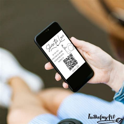Photo Sharing QR Code Sign Etsy