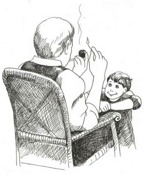 I Remember Dad Sketches Remembering Dad Male Sketch