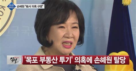 이슈 따라잡기 손혜원 의원 결국 탈당·한국당 전당대회 레이스 점화·홍준표 황교안 저격