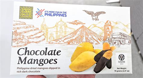 필리핀 마닐라 면세점 초콜렛망고