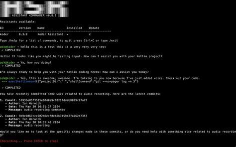 Really Awesome So I Added Voice Using The Whisper Api Into My Command Line Tool Assistant