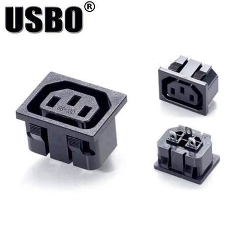 Supply Ss 130 Black 10a 250v Iec C13 Output Socket Ce Rohs Universal