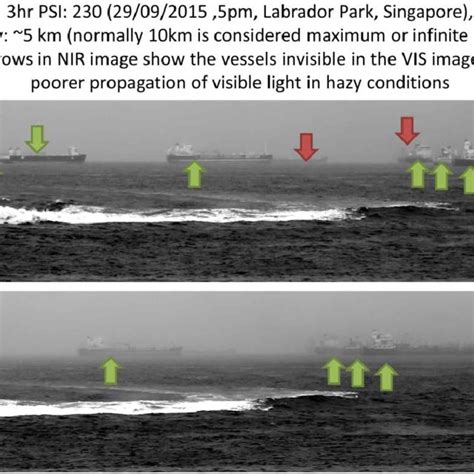 An Example Of The Advantage Of Near Infrared Imaging Over Visible Range Download Scientific