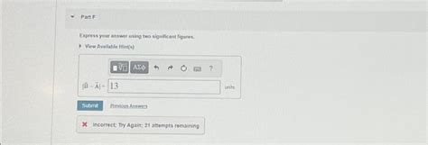 Solved Vector A Points In The Negative Y Direction And Has A