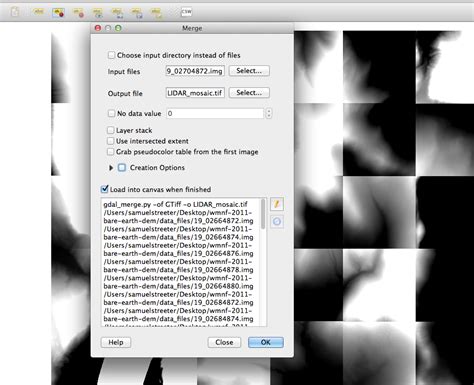 Failing To Merge Rasters In QGIS Geographic Information Systems Stack Exchange