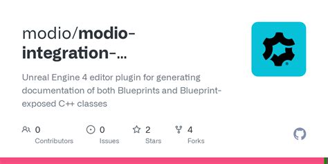 github modio modio integration kantandocgen unreal engine 4 editor