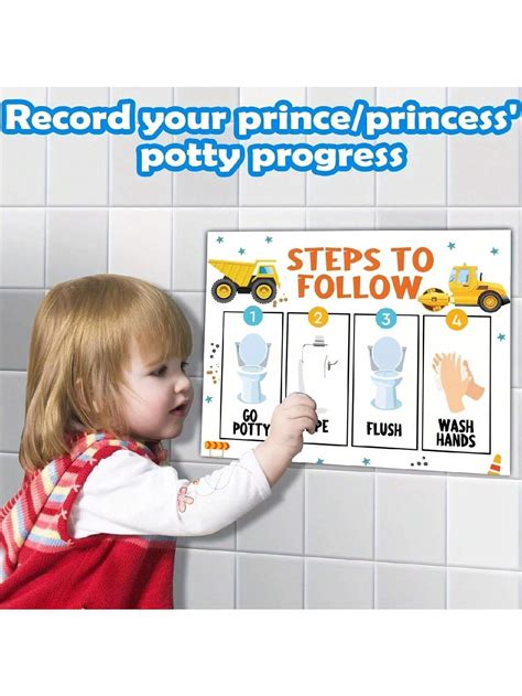 Cute Engineering Vehicle Bedpan Training Map Equipped With Cute