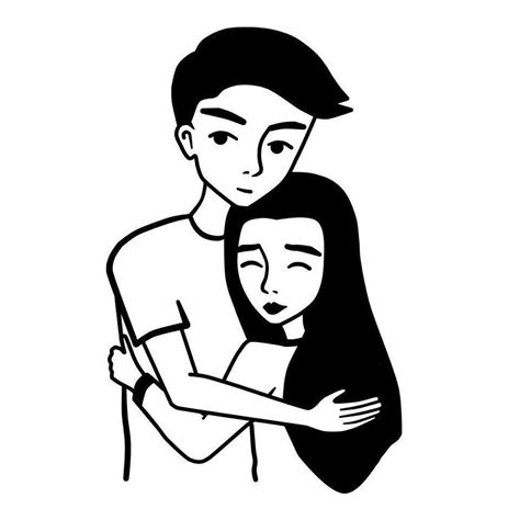 Парень и девушка Рисунок карандашом Desenhos Significativos Desenhos