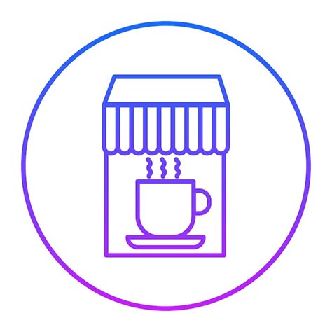 Premium Vector Cafe Icon