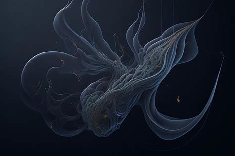 Premium Photo The Mesmerizing Ballet Of Wispy Smoke Tendrils Crafting Alive And Intricate