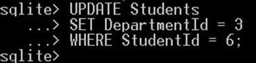 Sqlite Insert Update Delete Query With Example