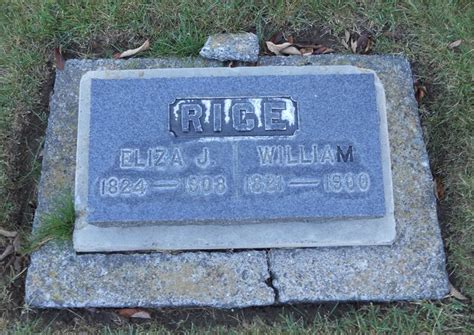 William Rice 1821 1900 Memorial Find A Grave