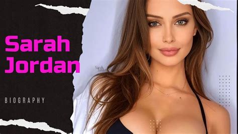 The Perfect Role Model And Social Media Sensation Sarah Jordan