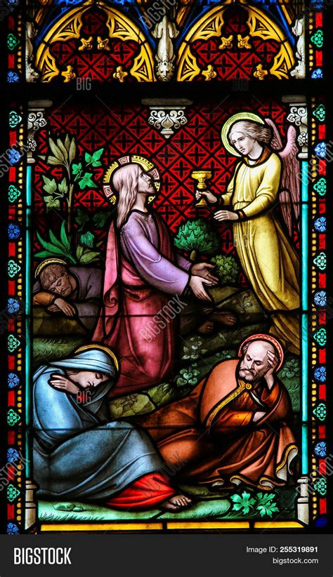 Stained Glass Jesus Image Photo Free Trial Bigstock