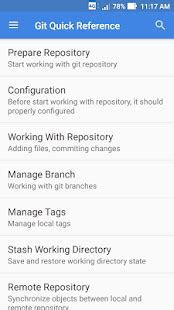 Git Quick Reference Offline Git Quick Reference Application