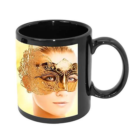 Mug Noir Personnalisé En Céramique 11oz Omytbe