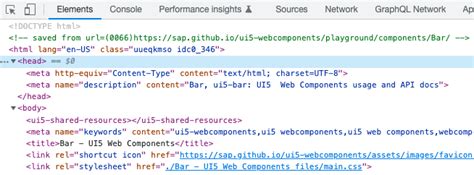 Build Ui5 Shared Resources Element Leads To Invalid Markup Issue