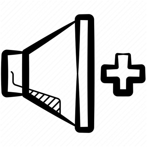 volume up audio up volume increase volume raise raise up icon