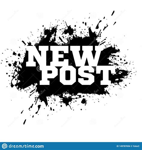 New Post Sticker For Video Blog Vlogging Social Media Content