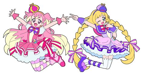 Safebooru 2girls D D Absurdres Arm Up Arms Up Blonde Hair Blue Eyes Boots Bow Bowtie Braid