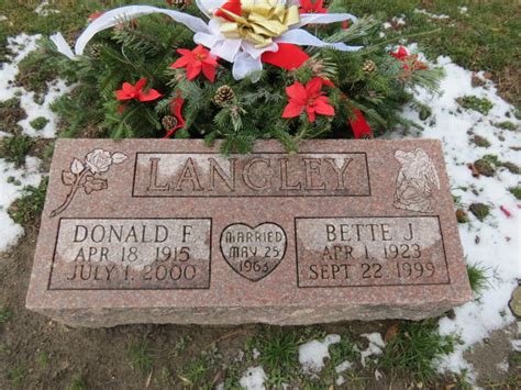 Donald F Langley 1915 2000 Find A Grave Memorial