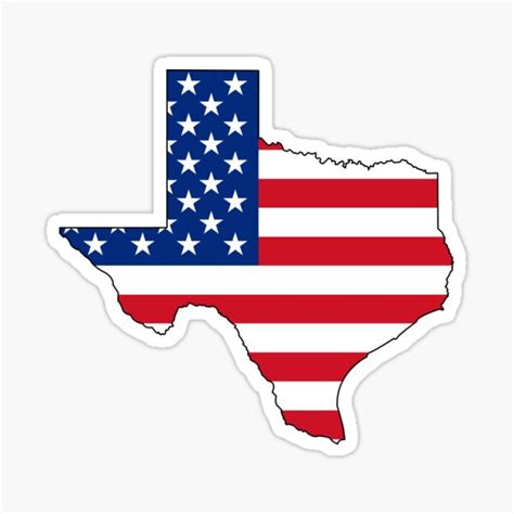 Texas Usa Sticker For Sale By Somekindofguru Redbubble