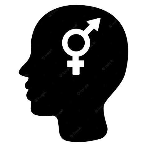 Premium Vector Person Hermaphrodite Icon Vector Purple Graphic