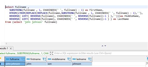 How To Split The Full Name Column Into First Middle And Last Name Columns In Sql Redshift