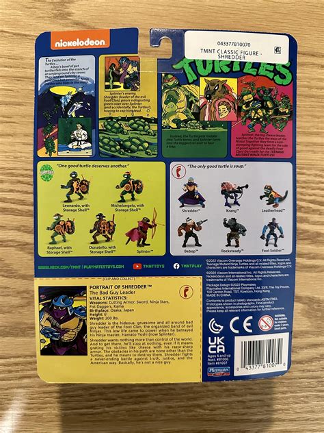 Tmnt Storage Shells Plus Shredder Rtmnt