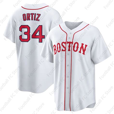 Camiseta Del Equipo Boston Red Sox Camisa De David Orz 34 Edici N De B