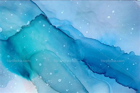 بک گراند آبی آبرنگ گرافیک با طعم تربچه