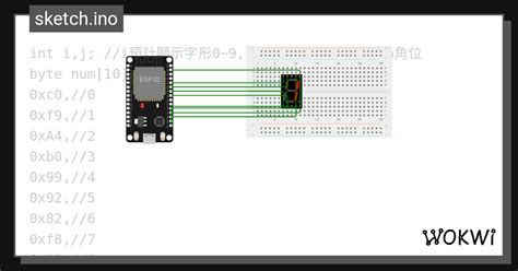 7segupcntfor Wokwi Esp32 Stm32 Arduino Simulator