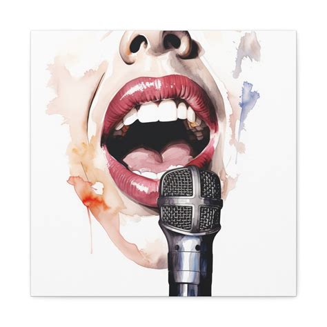 Singer Wall Art Canvas Music Wall Art Musician High Quality Canvas Wall