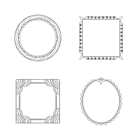 Free Vector Hand Drawn Doodle Frames Collection