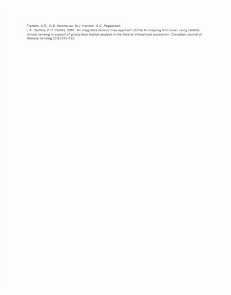 An Integrated Decision Tree Approach Idta To Mapping Land Cover Using