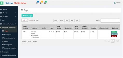 Sistema De Gestion Hospitalaria Php Y Mysql Ventas Programacion