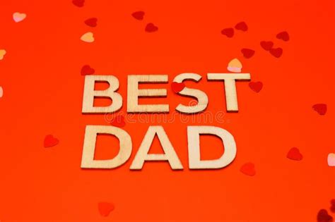 Best Dad Text Stock Photo Image Of Banner Poster Text