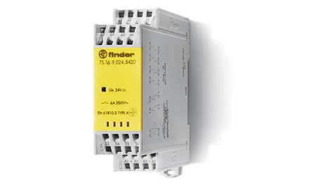 7s1690245420 Finder Din Rail Non Latching Relay With Guided Contacts