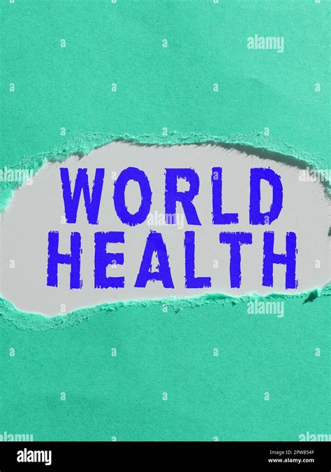 Writing Displaying Text World Health Business Idea World Day Of Action
