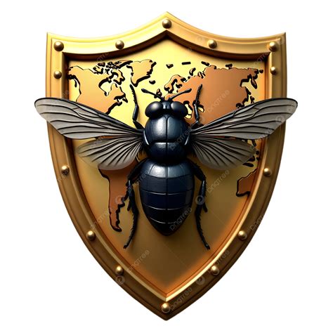 Luxury Shield With Black Fly Ornate Crest Luxury Design Decorative