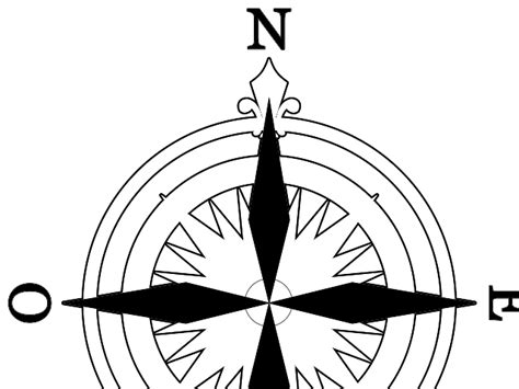 Compus Rose Clip Art At Vector Clip Art Online Royalty