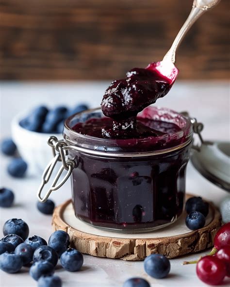 Homemade Blueberry Sauce Sara Cooking