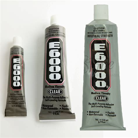 E6000 Glue Adhesive Shine Trimmings And Fabrics