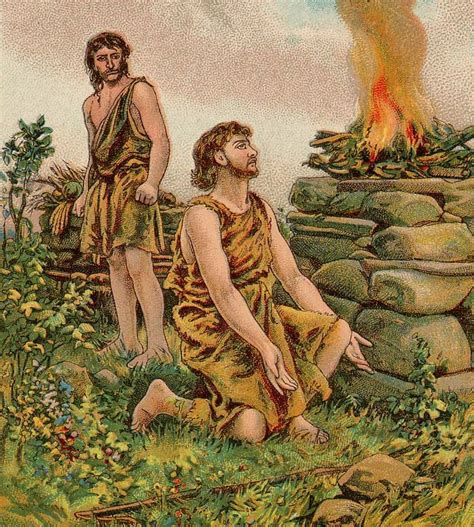 Cain And Abel Cain Murdered Abel The Lord Was Not Fooled Cain And Abel Bible Stories