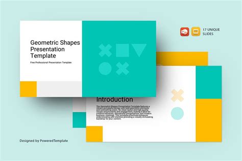 Free Geometric Shapes Presentation Template Free Presentation